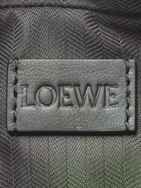 Loewe Anagram Leather Camera Bag - Black