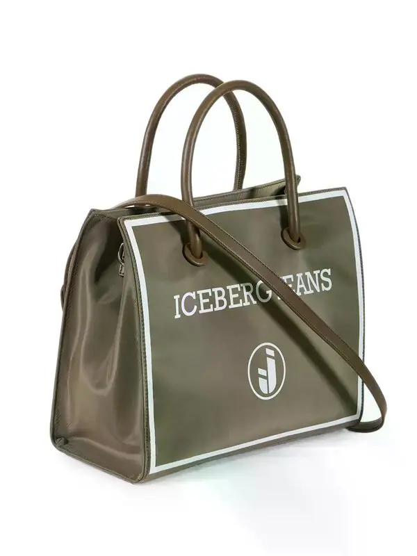 Iceberg Logo-print Tote Bag