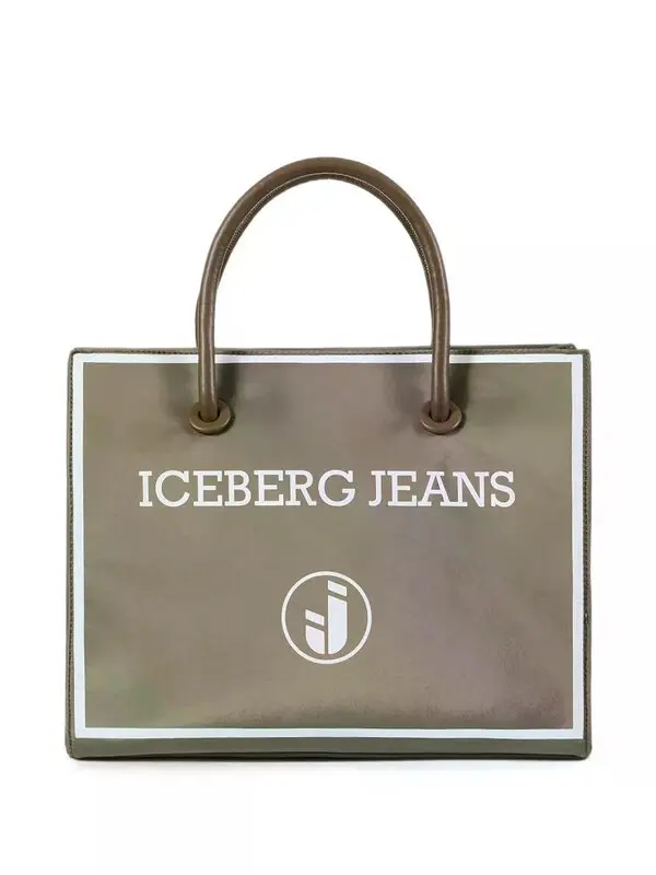 Iceberg Logo-print Tote Bag