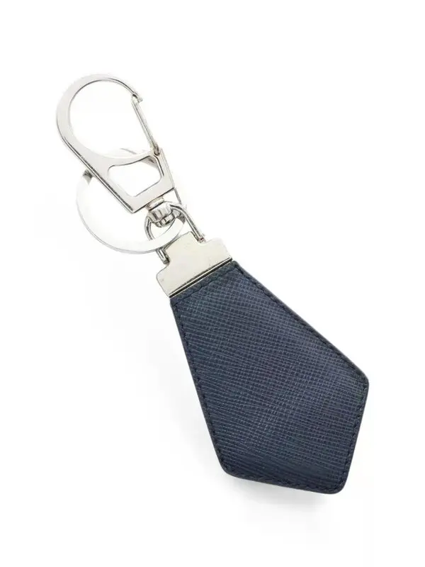 Prada 2000s Logo-plaque Keyring