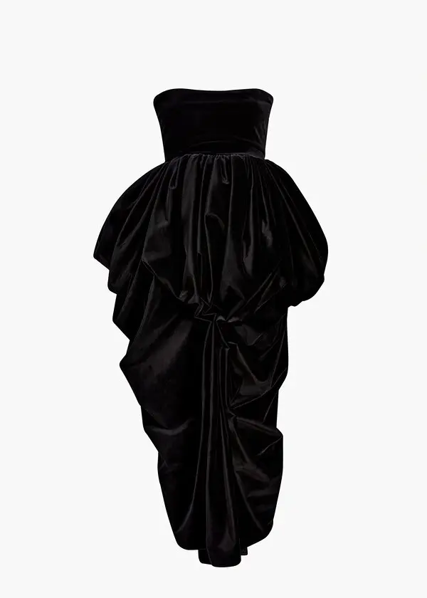 Khaite Bronte Dress In Velvet
