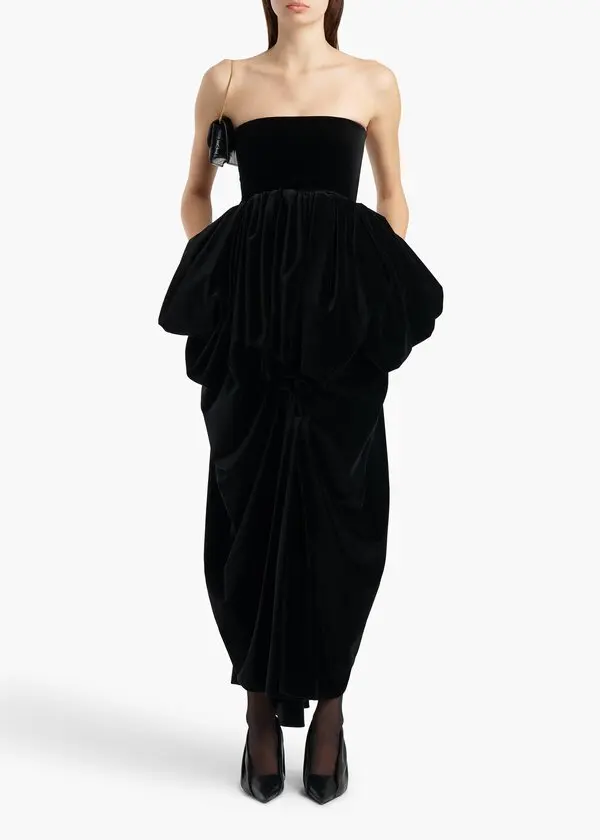 Khaite Bronte Dress In Velvet