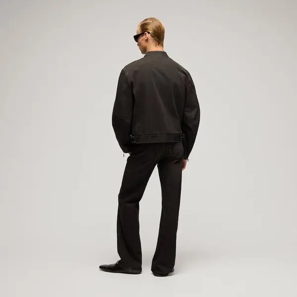 Gucci Cotton Viscose Denim Jacket With Horsebit Detail