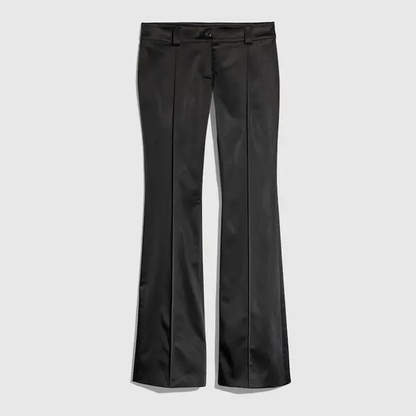 Gucci Stretch Acetate Duchesse Flared Pants