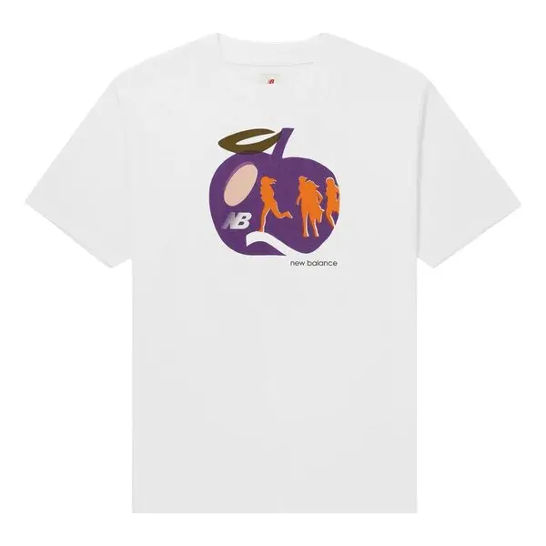 NEW BALANCE Made In Usa Apple Graphic Tee Asia Sizing