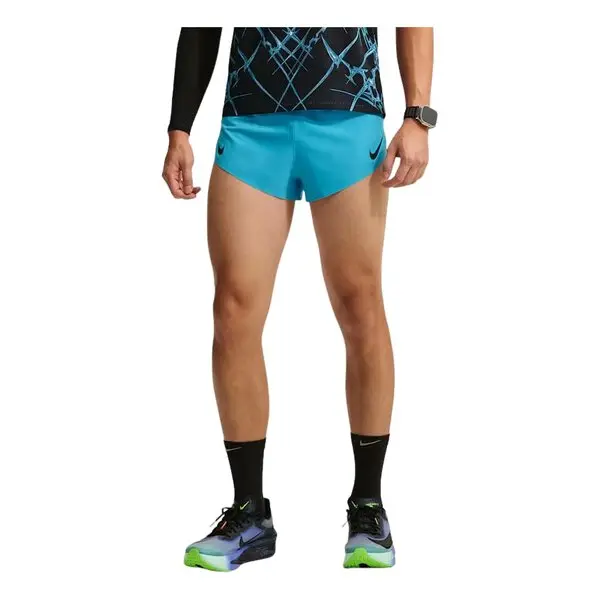 Nike Aeroswift Dri-fit Adv 2 Brief-lined Shorts 'light Current Blue Black - Light Current Blue/black
