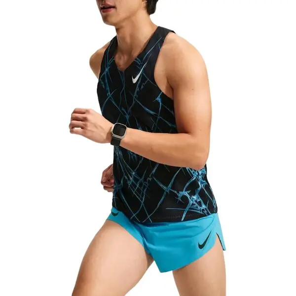 Nike Aeroswift Dri-fit Adv 2 Brief-lined Shorts 'light Current Blue Black