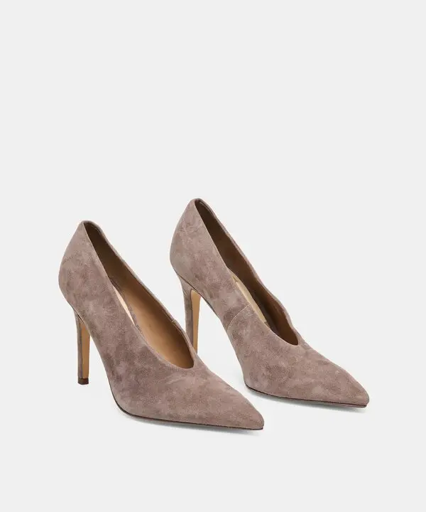 DOLCEVITA Emani Suede Stiletto Pumps With Pointed Toe
