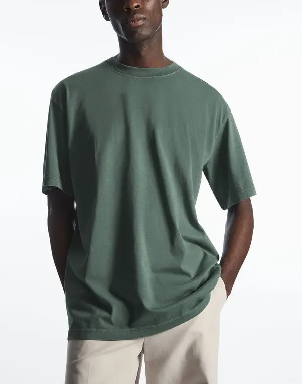 Cos T-shirt Size Cotton - Green