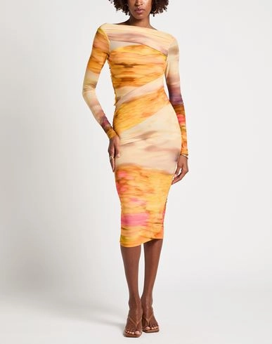 Pinko Midi Dress Size Nylon, Elastane