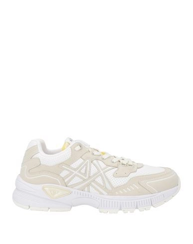 Armani Exchange Low-top Sneakers In Synthetic And Textile Materials - Black