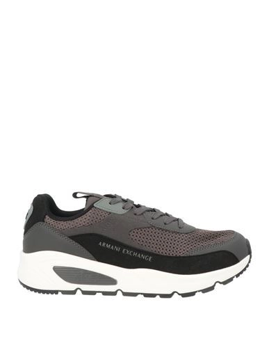 Armani Exchange Multicolor Textile And Synthetic Material Low-top Sneakers - Grey