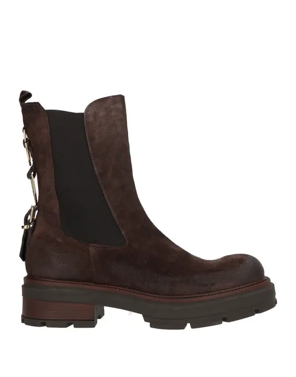 FABRIZIO CHINI Ankle Boots Dark Size Leather