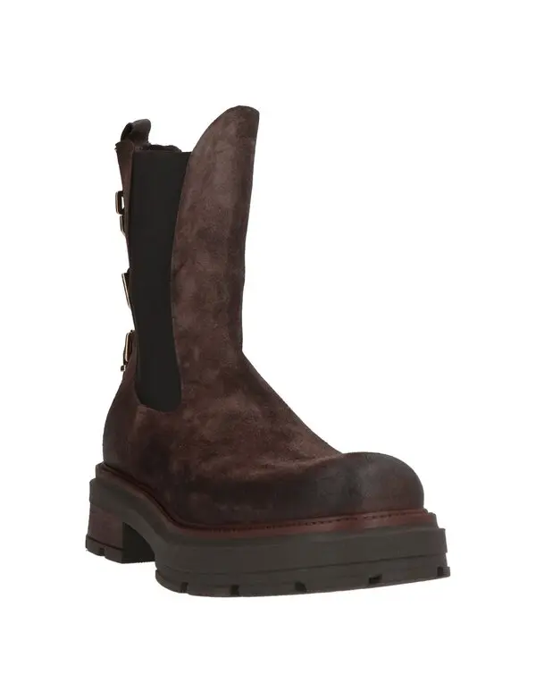 FABRIZIO CHINI Ankle Boots Dark Size Leather