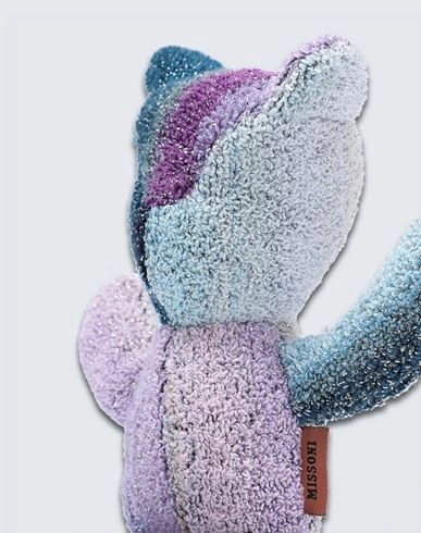 Missoni Clancy Orso Bruno Puppet Small Object For Home Lilac Cotton