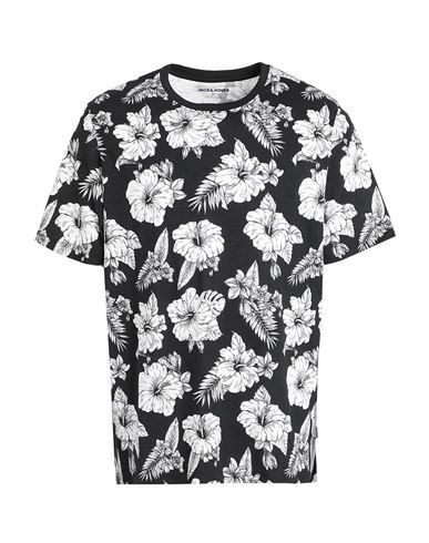 JACK & JONES T-shirt Size Cotton - Black