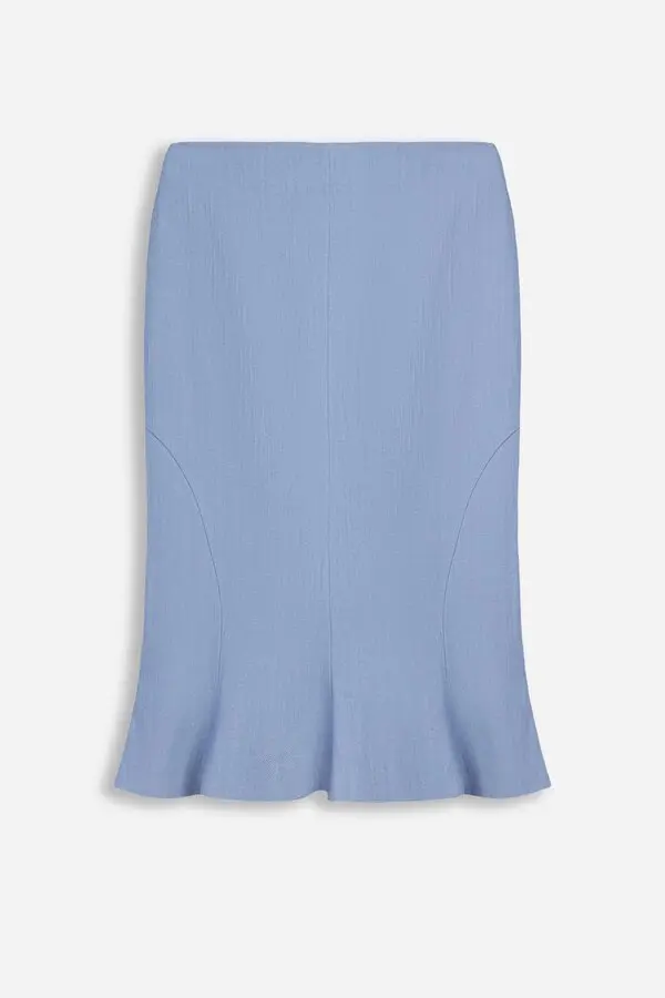 NOCTURNE Fishtail Midi Skirt - Blue