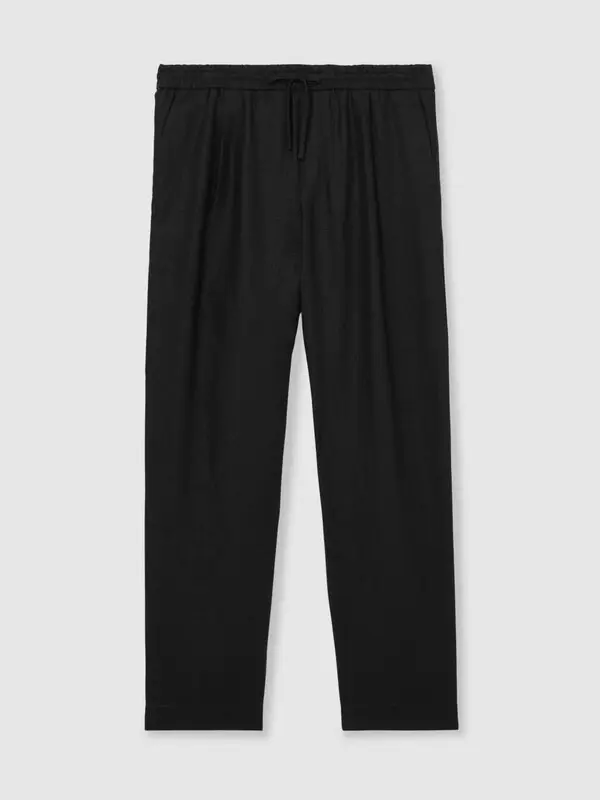 REISS Barges Linen Drawstring Relaxed-fit Trousers
