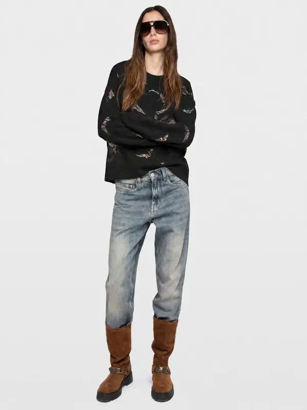 Zadig&Voltaire Markuz Diamanté Wings Sweater
