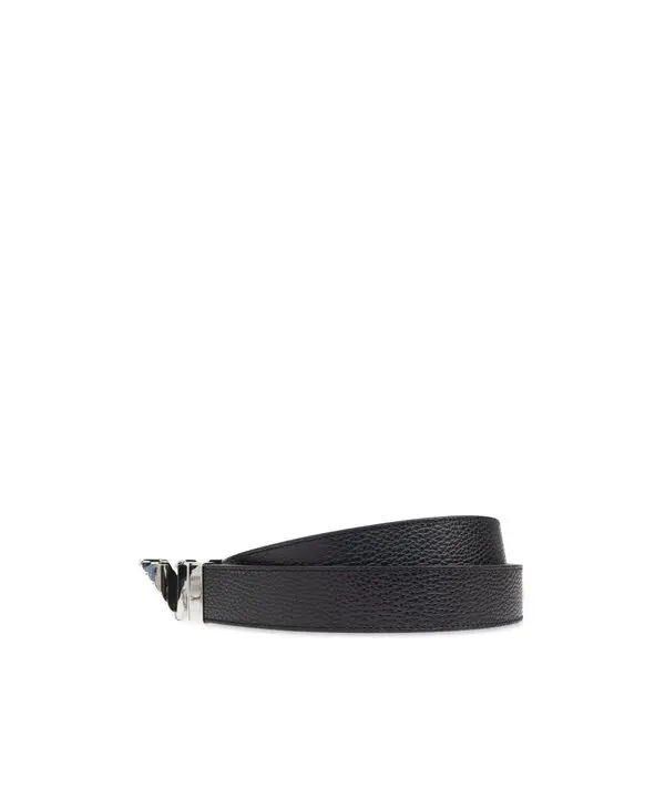Emporio Armani Logo Buckle Belt
