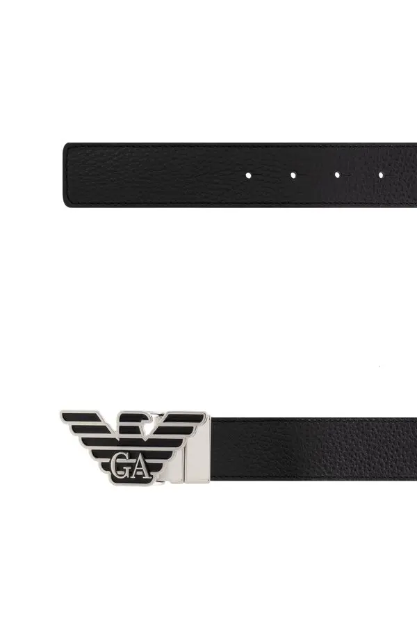 Emporio Armani Logo Buckle Belt