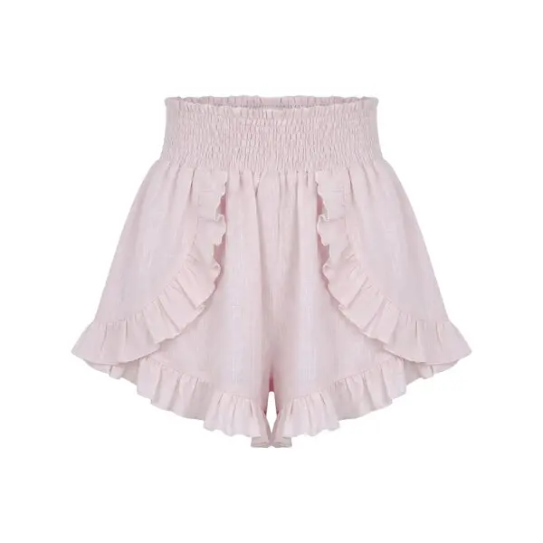 KHONSU SWIM Sol Linen Short - Pink