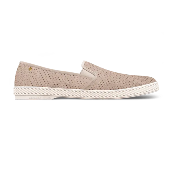 Rivieras Neutrals Classic Suede Ecru - Beige