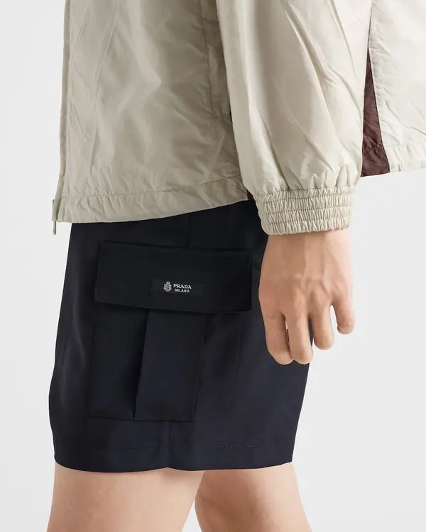 Prada Mohair Wool Shorts