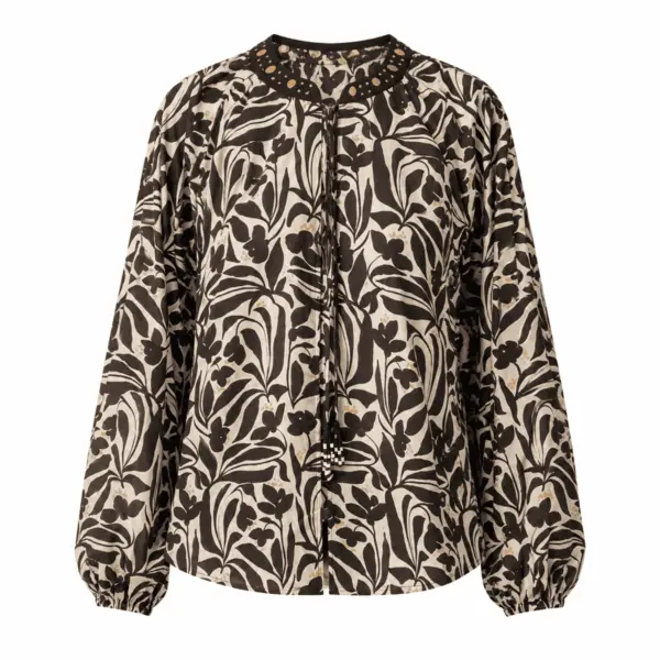 EXQUISE Bernadina Long Sleeve Blouse