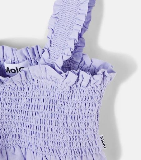 MOLO Rolfia Ruched Cotton Top