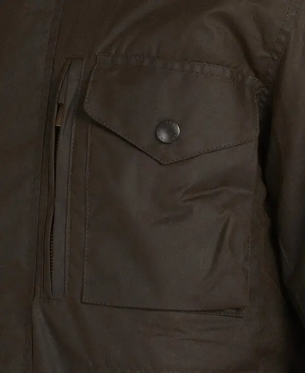 Barbour Sapper Wax Jacket - Black