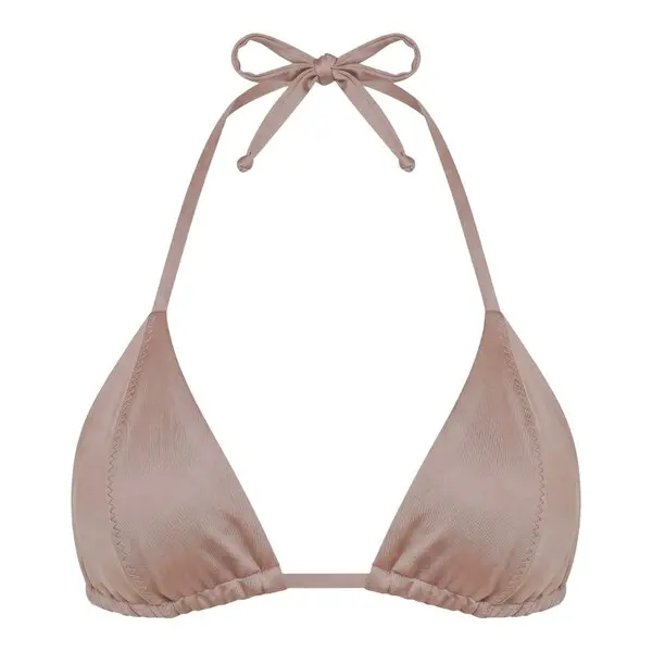 KHONSU SWIM Solid Triangle Bikini Top