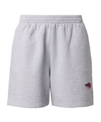 Balenciaga Cotton Jersey Shorts - Gray