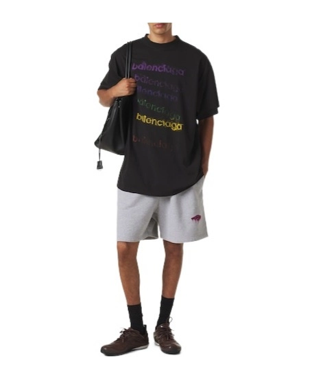 Balenciaga Cotton Jersey Shorts