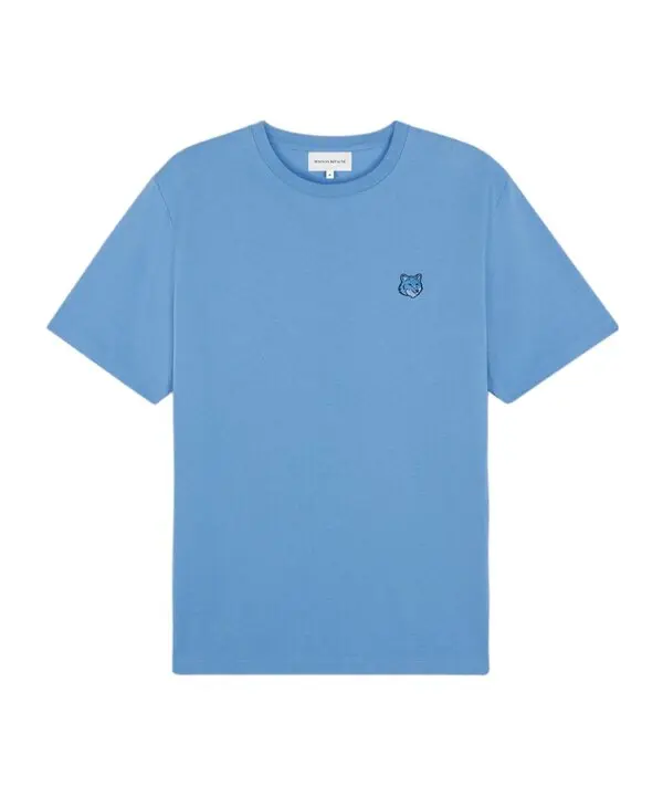 Maison Kitsuné Bold Fox Head Patch Compack T-shirt - Blue
