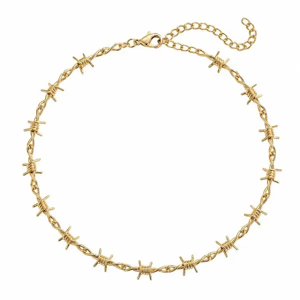 THE M JEWELERS The Barb Wire Choker Danielle Guizio X - Gold