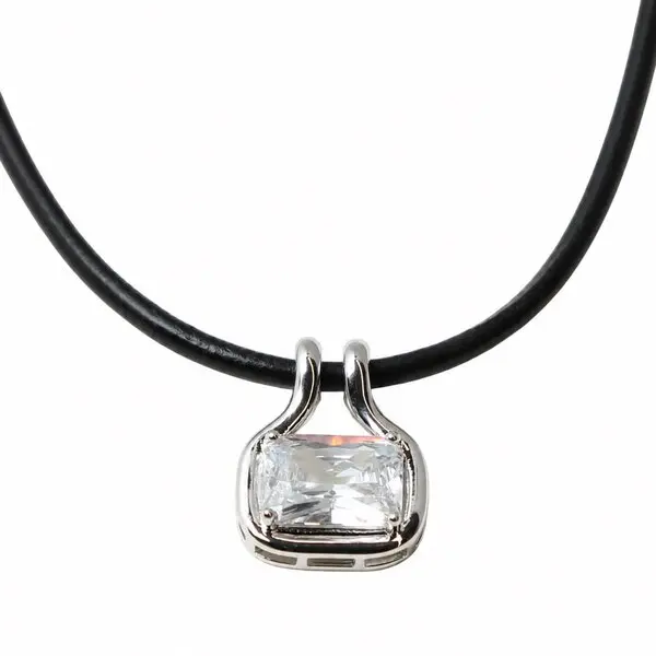 THE M JEWELERS The Naia Gem Pendant Necklace - Silver