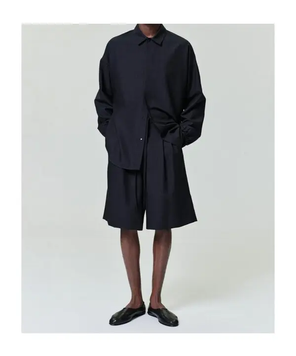 Fear Of God Long-sleeved Curved Hem Shirt