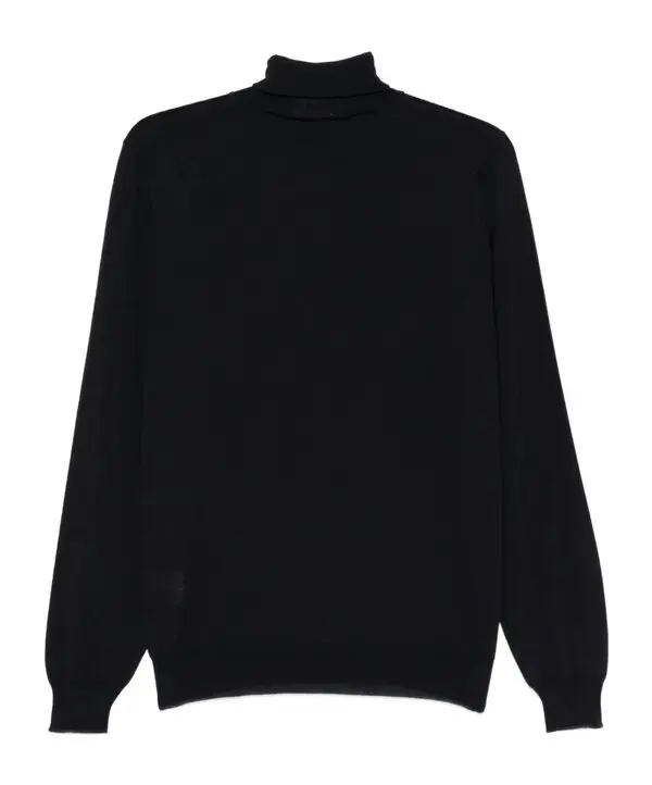 LARDINI Wool Turtleneck Sweater