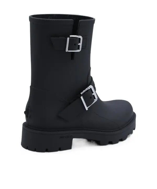 JIMMY CHOO Logo Ankle Boots