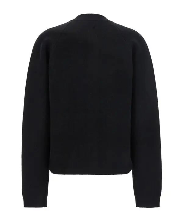 TOTEME Long Sleeved Crewneck Knitted Cardigan