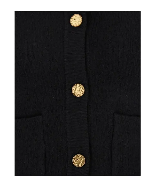 TOTEME Long Sleeved Crewneck Knitted Cardigan