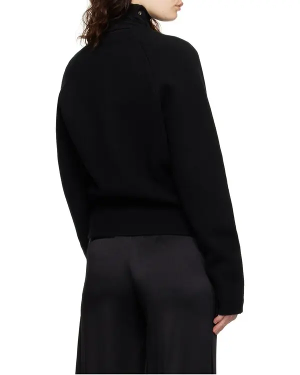 TOTEME Long Sleeved Crewneck Knitted Cardigan