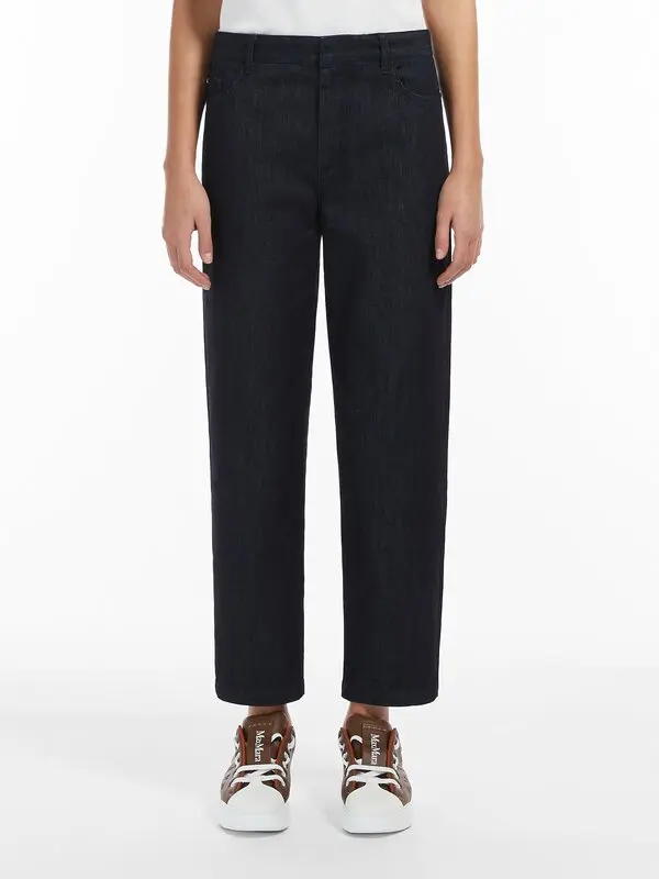 Max Mara Dark Blue Straight Leg Jeans