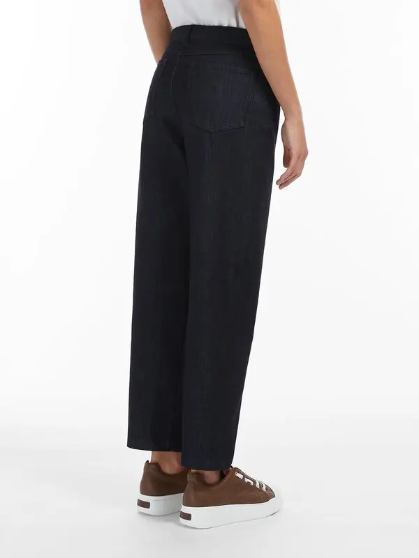 Max Mara Dark Blue Straight Leg Jeans