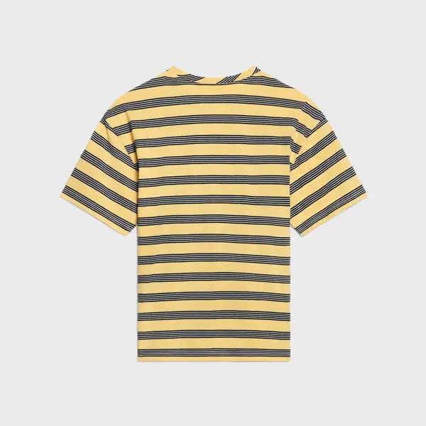 Celine T-shirt In Striped Cotton Jersey