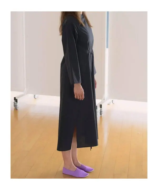 BASERANGE Long-sleeve Midi Dress