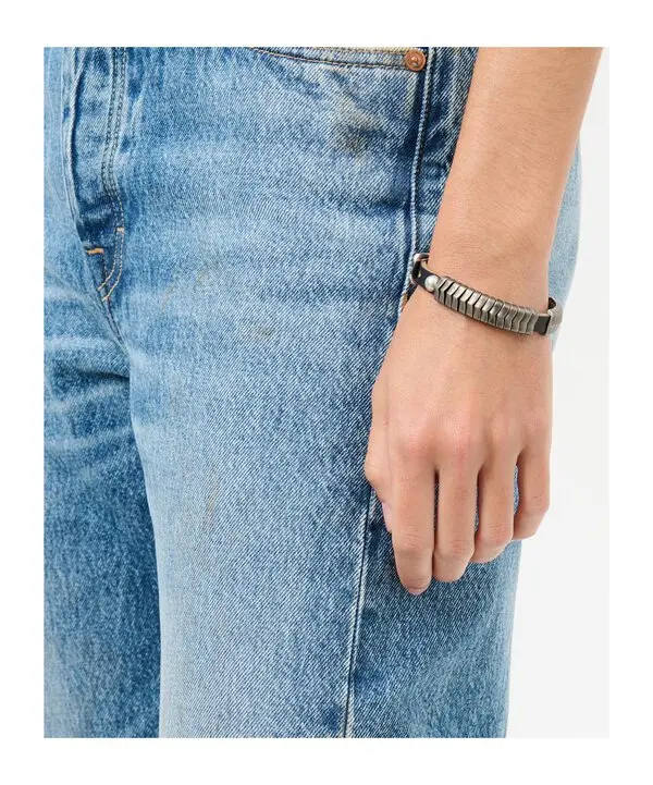 Our Legacy Thorns Buckle Leather Bracelet