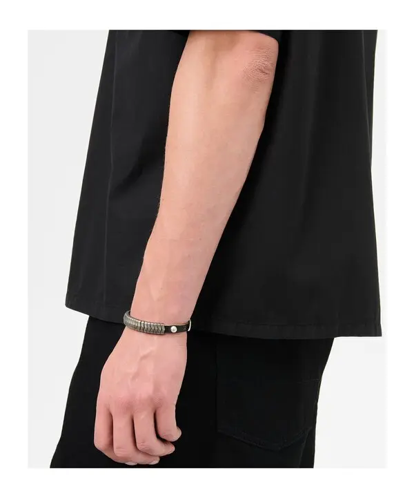 Our Legacy Thorns Buckle Leather Bracelet