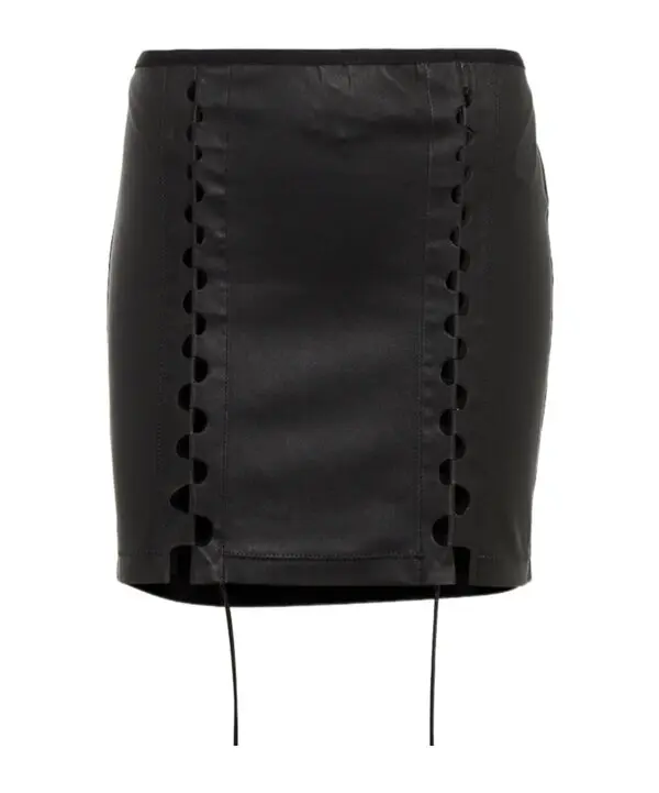 DION LEE Tie-dye Mini Skirt - Black